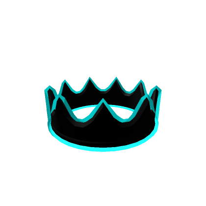 Cyan Neon Void Crown | Roblox Item - Rolimon's