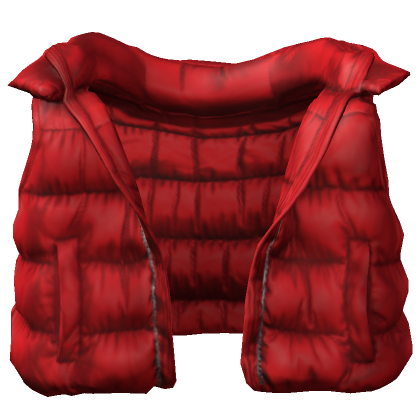 Red Puffer Vest | Roblox Item - Rolimon's