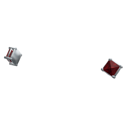 Diagonal Red VVS Studs | Roblox Item - Rolimon's