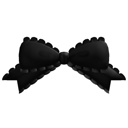 ୨୧ Head Ribbon Black ♡ | Roblox Item - Rolimon's