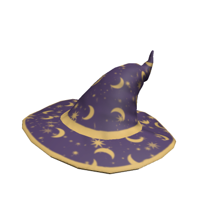 Starry purple wizard hat | Roblox Item - Rolimon's