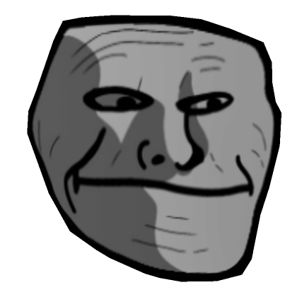 Sad Trollege Mask | Roblox Item - Rolimon's