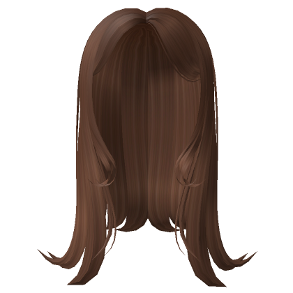 Glossy Y2K Brown Hair | Roblox Item - Rolimon's