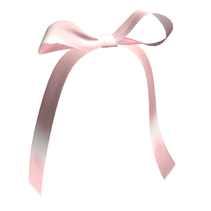 Satin Dainty Pony Ribbon Pink | Roblox Item - Rolimon's