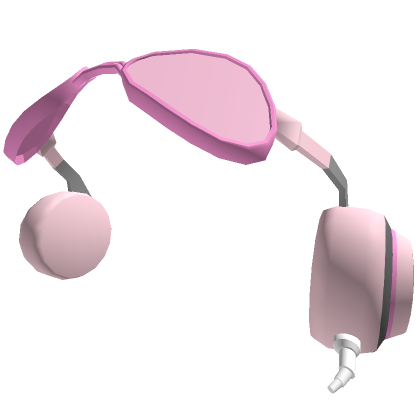 Pink Earphones with Glasses's Code & Price - RblxTrade