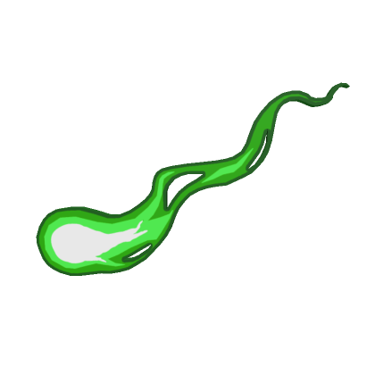 Cool Green Anime Fire Aura Eye - Left | Roblox Item - Rolimon's