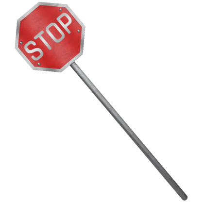 Back Stop Sign | Roblox Item - Rolimon's