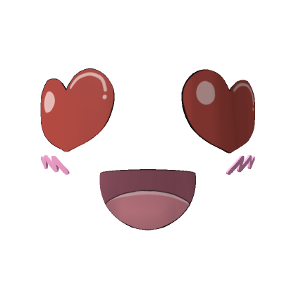 😍Heart Eyes Face (3D)😍 | Roblox Item - Rolimon's
