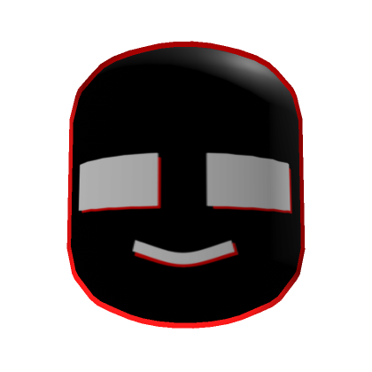⏳ Black Head With Red Outline | Roblox Item - Rolimon's