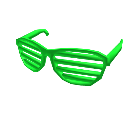 Neon Green Shutter Shades | Roblox Item - Rolimon's