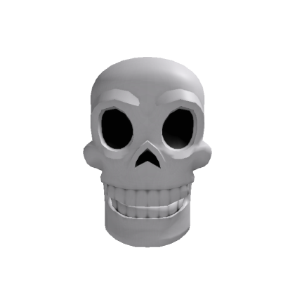 Colourable Skull Head with Facial Animation - Roblox