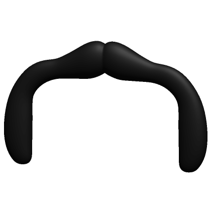 Black Horseshoe Mustache | Roblox Item - Rolimon's