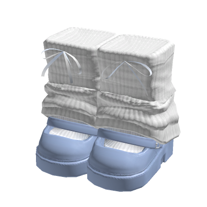 White Bow Couette Doll Platforms | Roblox Item - Rolimon's