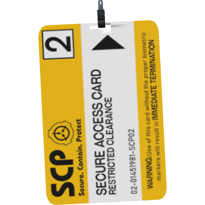 SCP Security Keycard: Level 2 | Roblox Item - Rolimon's