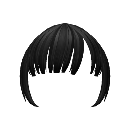 Side-Parted Full Bangs (Black) | Roblox Item - Rolimon's