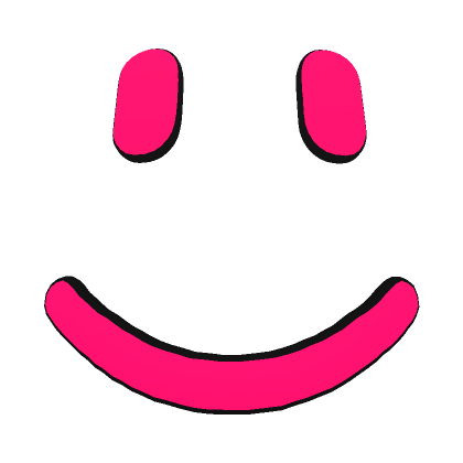 Red Neon Smile Face (3D) | Roblox Item - Rolimon's