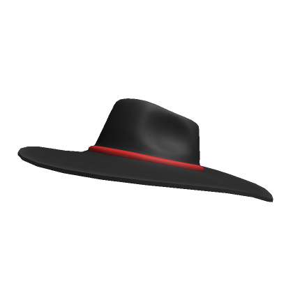 Black and Red Fedora | Roblox Item - Rolimon's