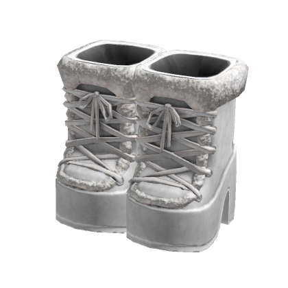 Fur Boots White | Roblox Item - Rolimon's