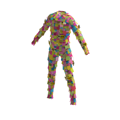Post-it Note Suit | Roblox Item - Rolimon's