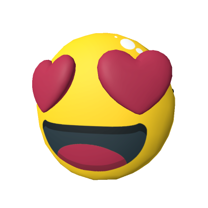 Heart Eyes Emoji Mask 😍 | Roblox Item - Rolimon's