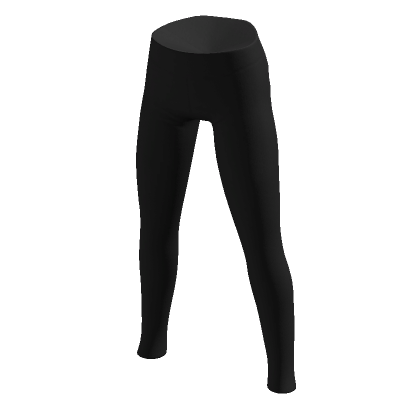 Slim Comfy Leggings Black | Roblox Item - Rolimon's