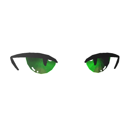 Color Changing Anime Eyes: Green to Black | Roblox Item - Rolimon's