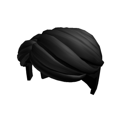 Side Combed Black Hair | Roblox Item - Rolimon's