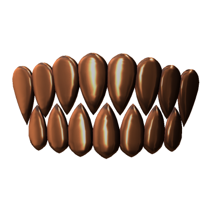 Bronze Spikey Teeth Grills - Roblox