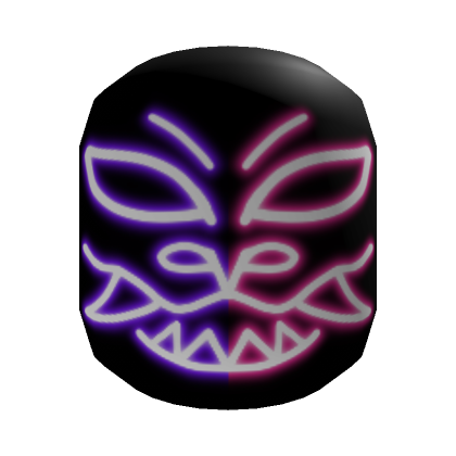 Neon Demon Mask (Purple & Pink) | Roblox Item - Rolimon's