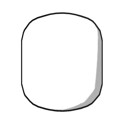 Blank Cartoony Head - White | Roblox Item - Rolimon's