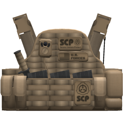SCP Tactical Body Armor - Desert Beige | Roblox Item - Rolimon's