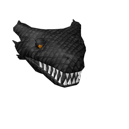 Black Dragon Full Head | Roblox Item - Rolimon's