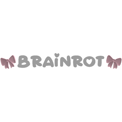 BRAINROT text in pink | Roblox Item - Rolimon's