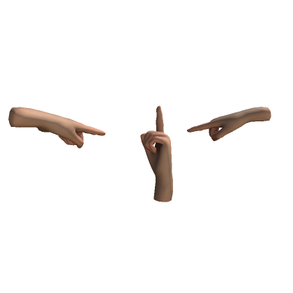 🤫🧏‍♂️ (Mewing Hands) | Roblox Item - Rolimon's