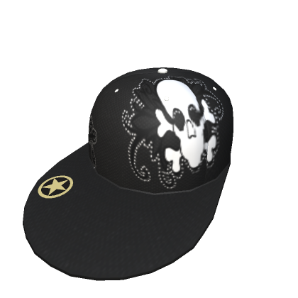 Black Y2K Cyberstar Cap | Roblox Item - Rolimon's