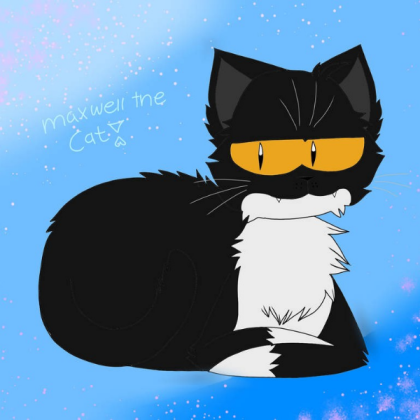 Maxwell the Cat - Fanart by kuwoshizilla