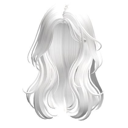 Cheveux longs (blancs) - Roblox