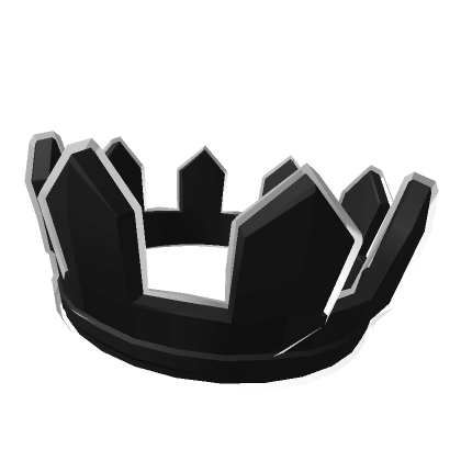 Black Cartoony Crown | Roblox Item - Rolimon's