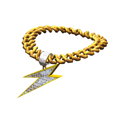 R̶$̶1̶0̶0̶ Gold Thunder Chain Bling | Roblox Item - Rolimon's