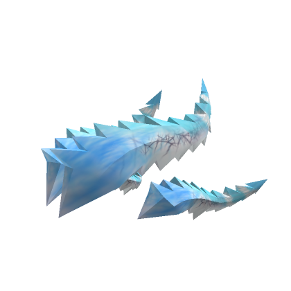 Serrated Ice Dragon Horns | Roblox Item - Rolimon's