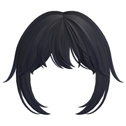 Cute Soft Bangs(Blue Black) | Roblox Item - Rolimon's