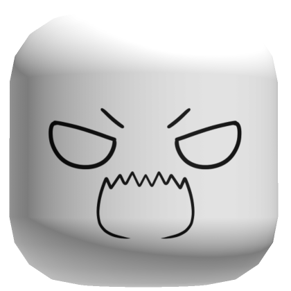 White Angry Face Mask | Roblox Item - Rolimon's