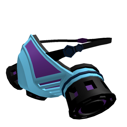 Sky Blue Ice Sci-fi Valk Gas Mask | Roblox Item - Rolimon's