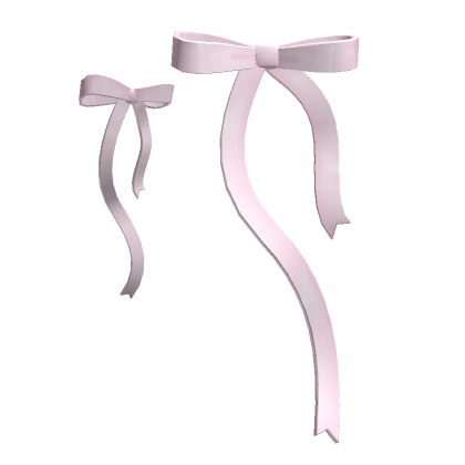 ୨୧ Pink Hair Ribbons ♡ | Roblox Item - Rolimon's