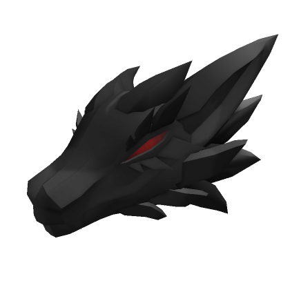 Black Wolfdragon Head | Roblox Item - Rolimon's