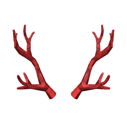 Red Sparkle Time Antlers | Roblox Item - Rolimon's