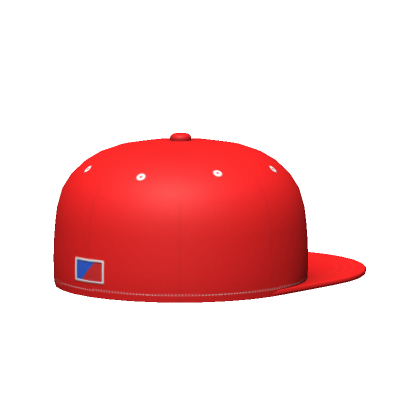 red backwards fitted cap | Roblox Item - Rolimon's