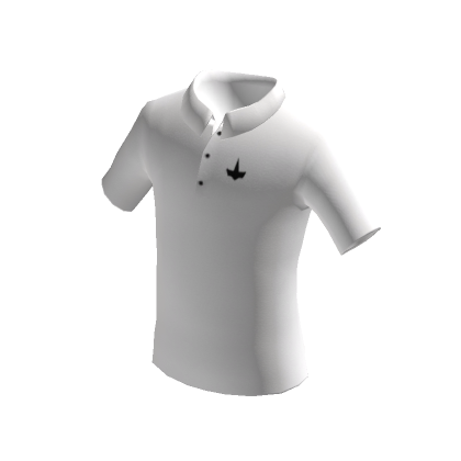 Logo White Piqué Polo | Roblox Item - Rolimon's
