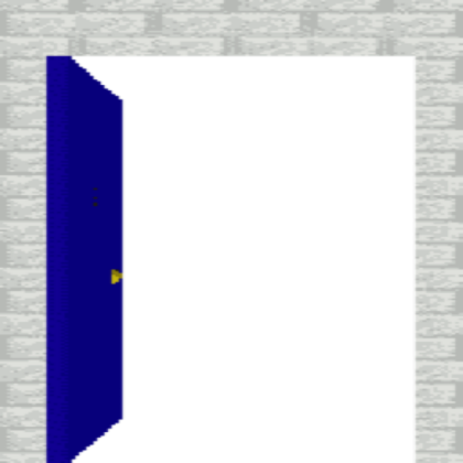 Baldi's Basics - Blue Door (Open)