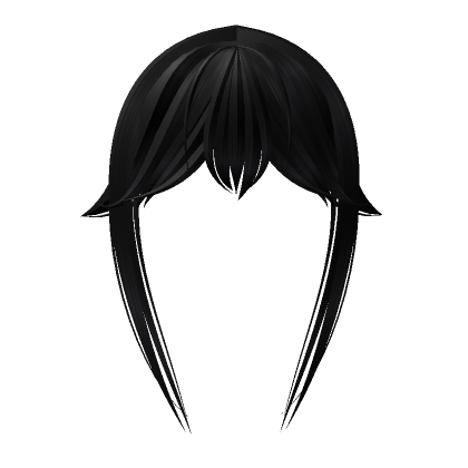 Swept Bangs (Black) | Roblox Item - Rolimon's